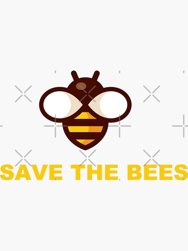 "Save the Bees Vsco So Basic" Sticker for Sale by Draculaura2009 ...