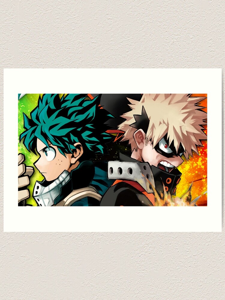 "Bakugo and Deku My Hero Academia" Art Print for Sale by GrisArt ...