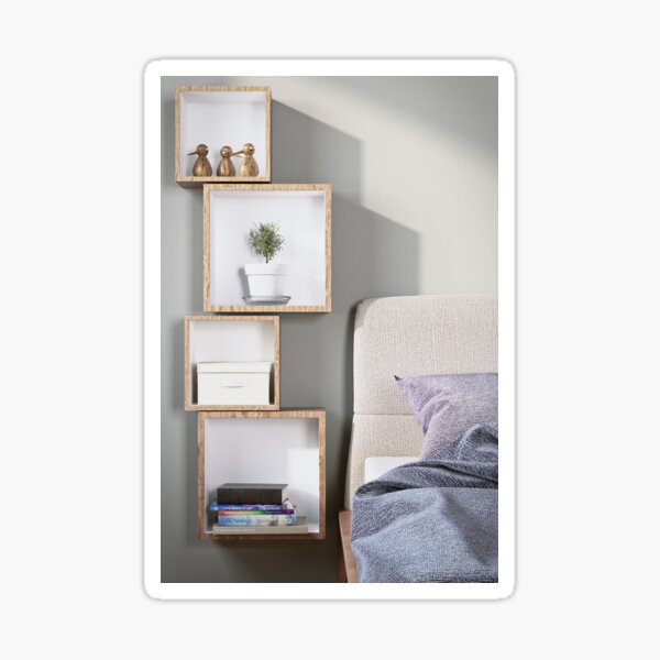"Room Bed" Sticker for Sale by blenderdeluxe | Redbubble