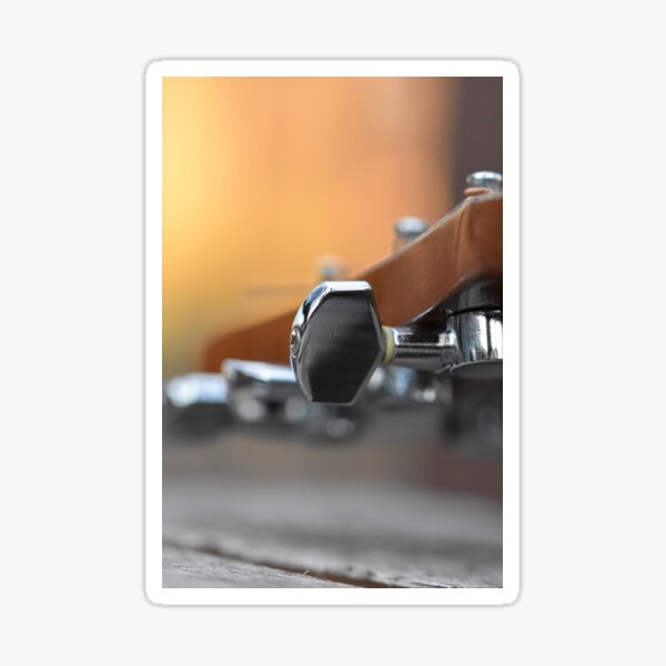 "Guitar Tuning Peg" Sticker for Sale by estesphoto | Redbubble
