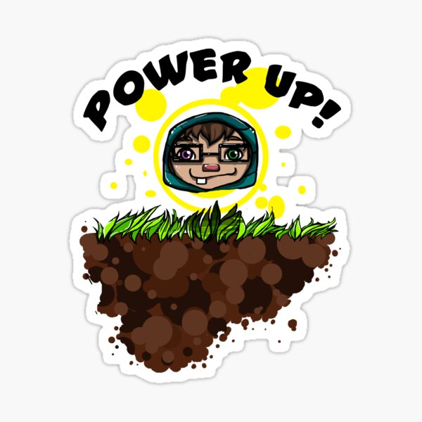 "Chimney's Power Up!" Sticker for Sale by ChimneySwift11 | Redbubble