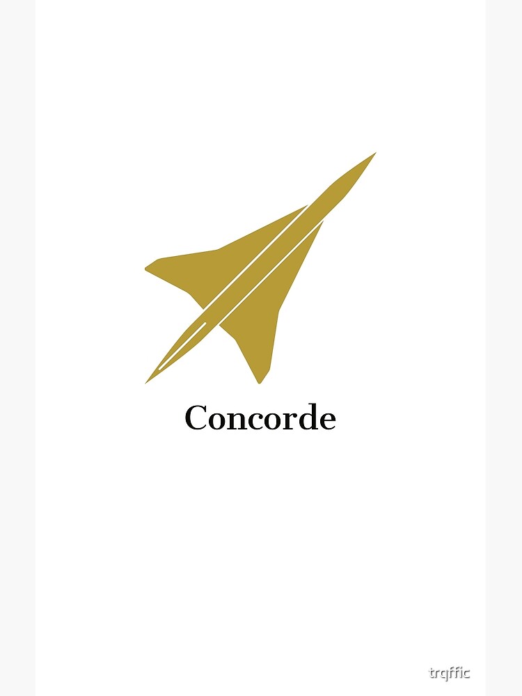 Póster «Concorde Airplane Artwork» de trqffic | Redbubble