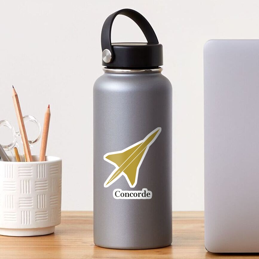 "Concorde Airplane Artwork" Sticker by trqffic | Redbubble