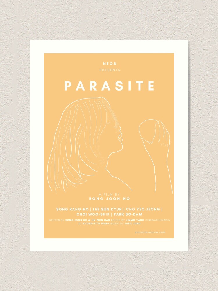 "PARASITE PEACH SKETCH POSTER" Art Print by mikceys | Redbubble