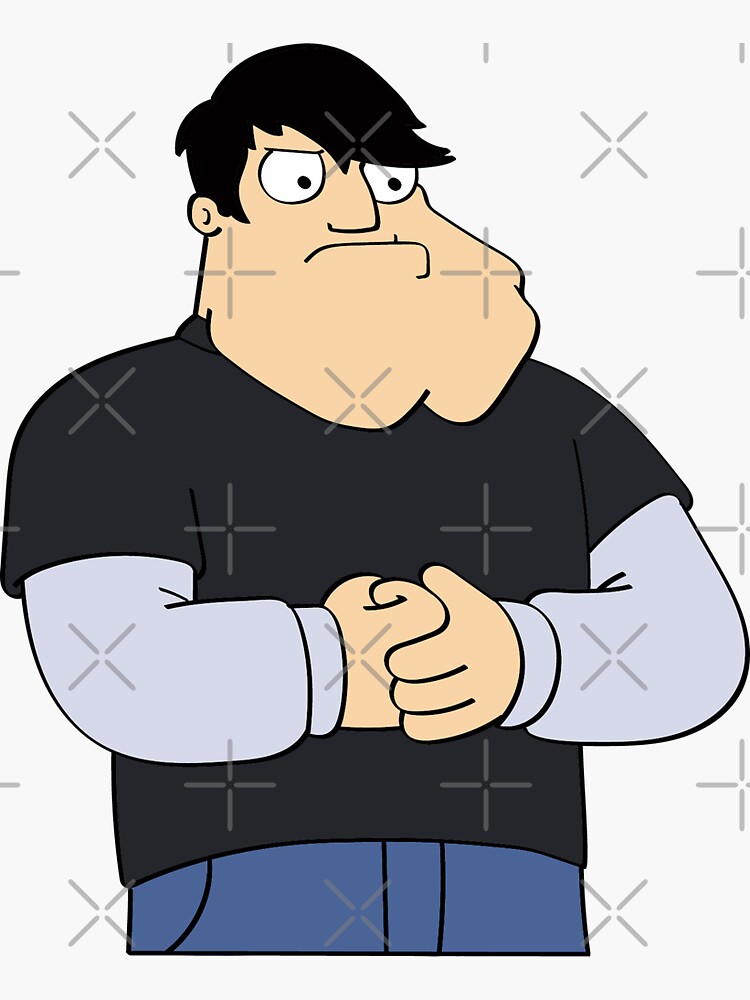 "American Dad Stan the Bully" Sticker by olivia-krig | Redbubble