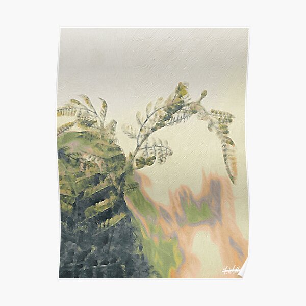 "Shadow Ferns V1" Poster by MinnieMaya | Redbubble