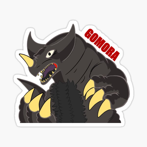 "GOMORA" Sticker for Sale by KingKaijuShop | Redbubble