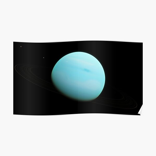 "Real Uranus Image - NASA - High Resolution" Poster for Sale by World ...