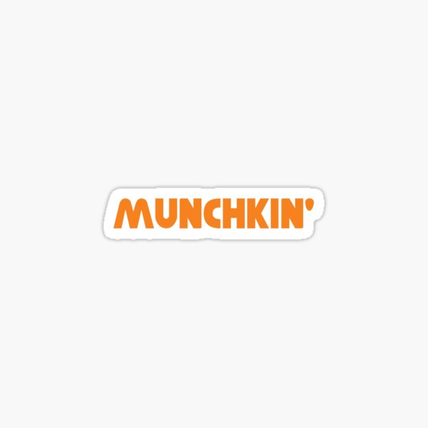 "Munchkin Logo" Sticker for Sale by KrazyKlowns | Redbubble