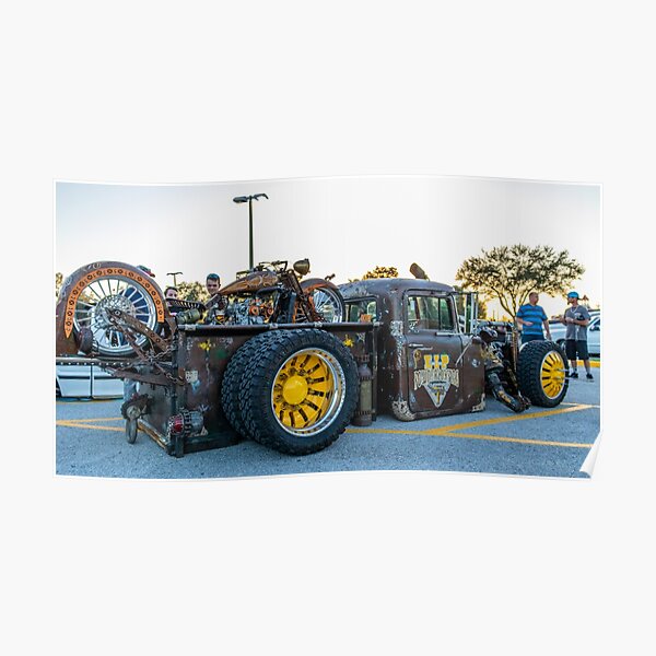 "Custom Rat Rod" Poster by -LGM- | Redbubble