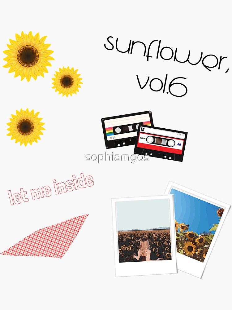 "Sunflower, Vol. 6 Harry Styles Sticker Pack" Sticker for Sale by ...