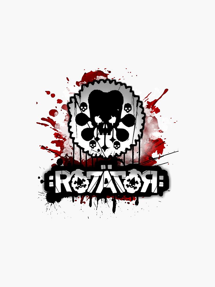 "Rotator logo sticker" Sticker for Sale by sonnyshimoda | Redbubble