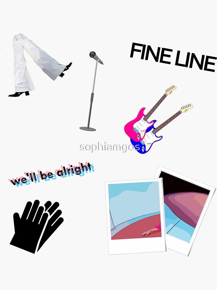 "Fine Line Harry Styles Sticker Pack" Sticker for Sale by sophiamgos ...