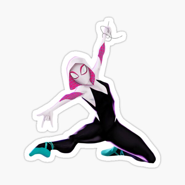"spider gwen" Sticker for Sale by wdavo1402 | Redbubble
