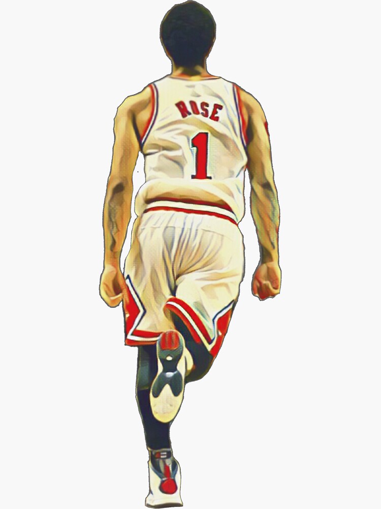 "Derrick Rose - MVP" Sticker by Wongkayznba | Redbubble
