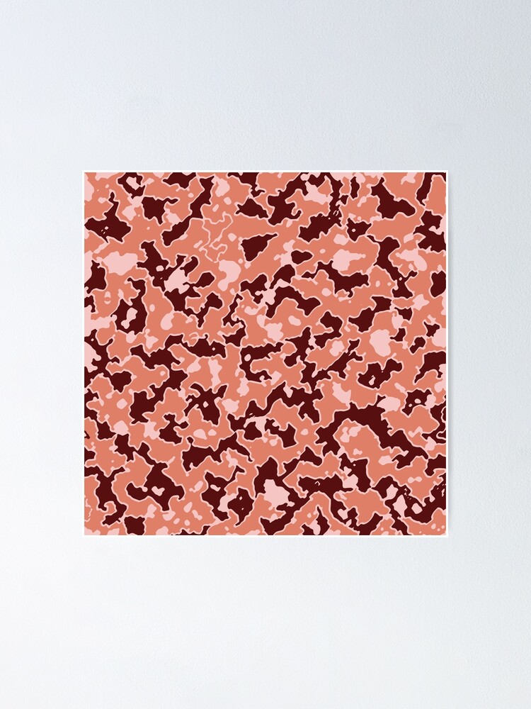 "Lush Lava Camouflage Design Digital Camo Patterns in Red and Orange ...