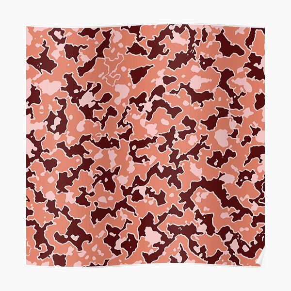 "Lush Lava Camouflage Design Digital Camo Patterns in Red and Orange ...