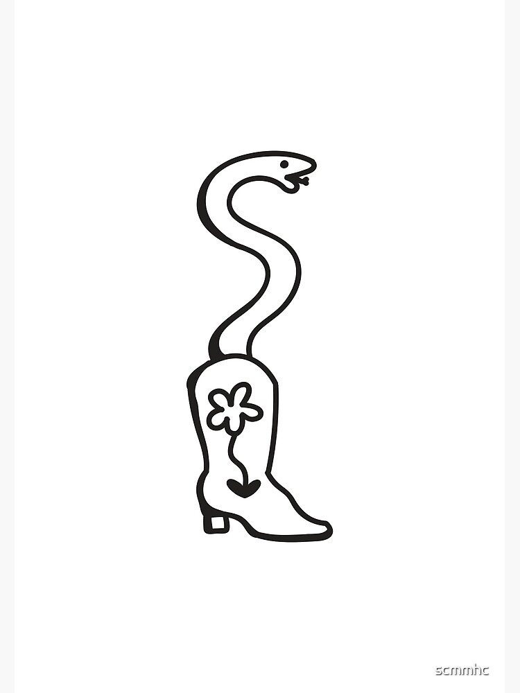 "Snake in Boot" Poster by scmmhc | Redbubble