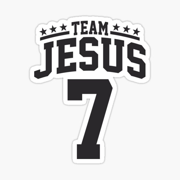 "Team Jesus" Sticker by elizaldesigns | Redbubble