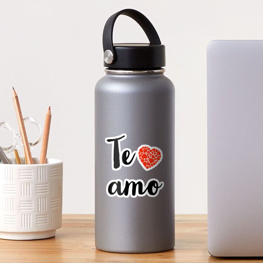 "Te Amo" Sticker by Binsagar | Redbubble
