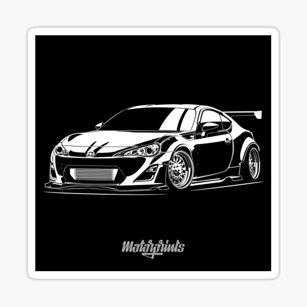 "FRS" Sticker for Sale by MotorPrints | Redbubble