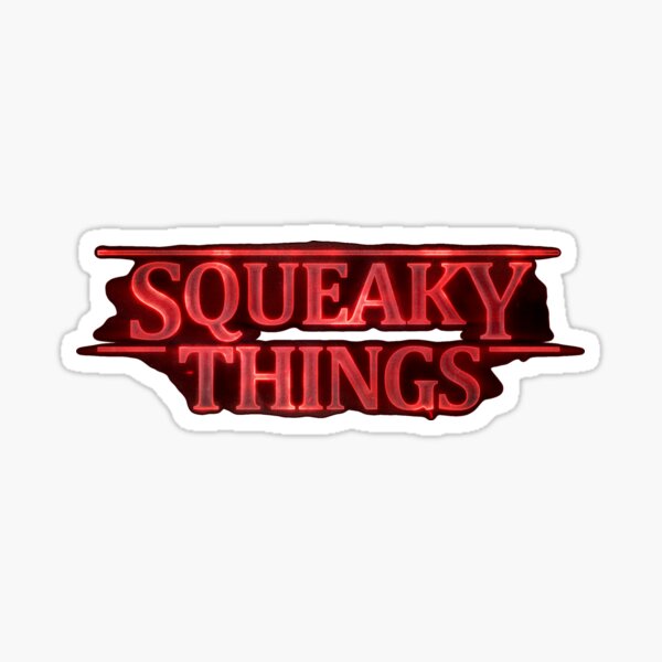 "Squeaky Things" Sticker for Sale by BarkSWAG | Redbubble