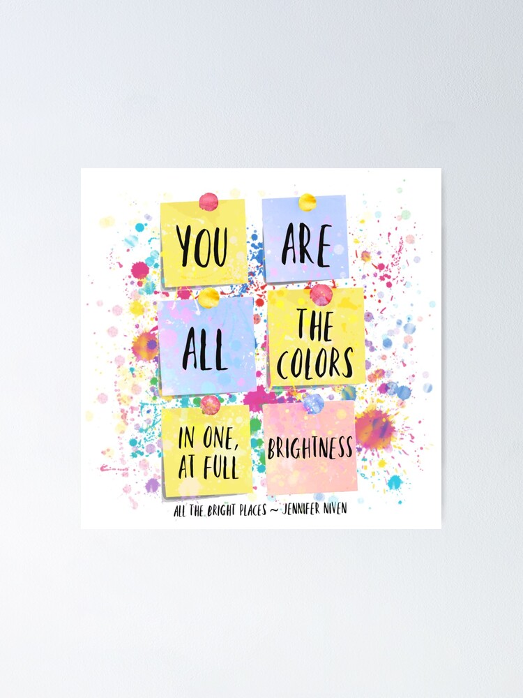 "all the colors" Poster by crockerypress | Redbubble