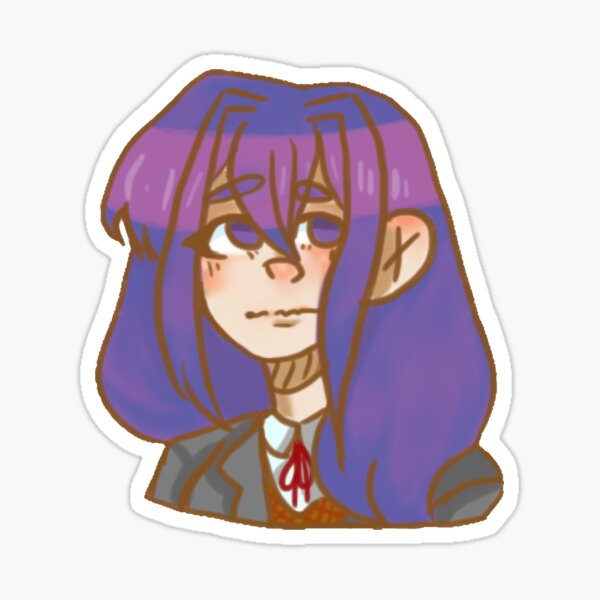 Ddlc Yuri Stickers | Redbubble
