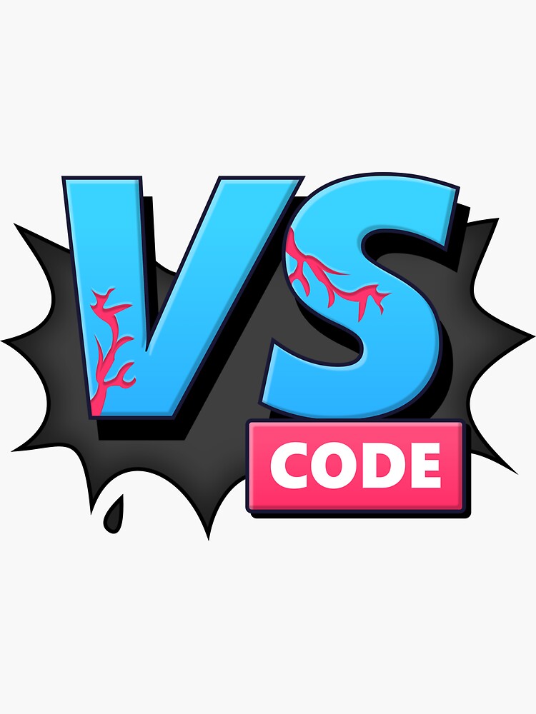 "VS CODE" Sticker for Sale by evswhatevs | Redbubble