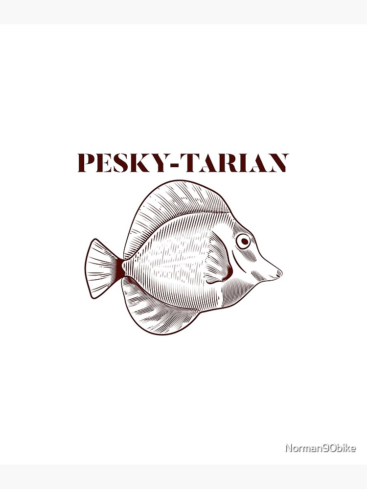 "Pesky-Tarian design logo" Photographic Print for Sale by Norman90bike ...