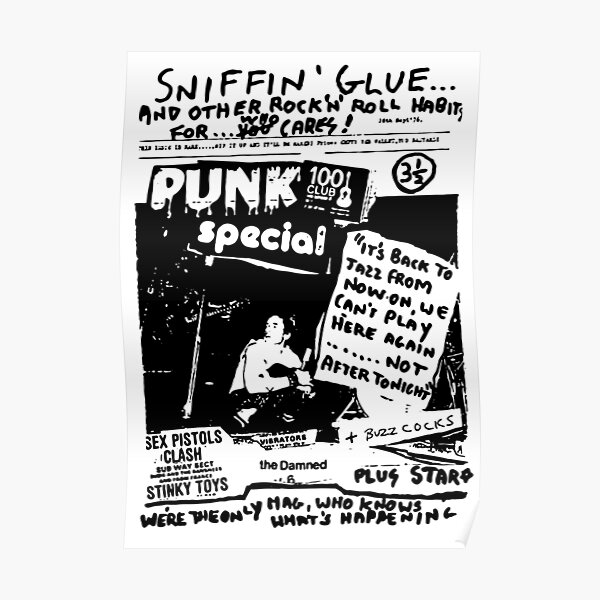"alternative rock / PUNK" Poster for Sale by blackmuxic | Redbubble