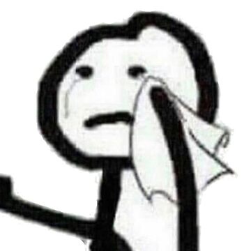 "stick figure middle finger crying" Magnet for Sale by km962079 | Redbubble