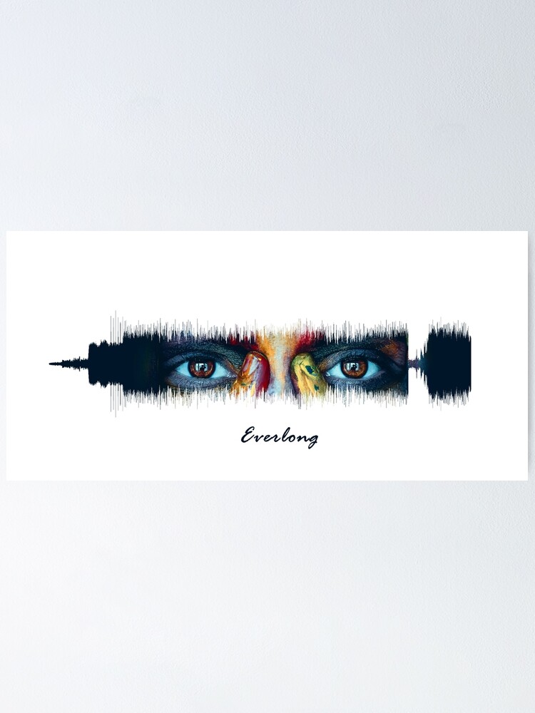 "Everlong Sound Wave Art" Poster by WavTee | Redbubble