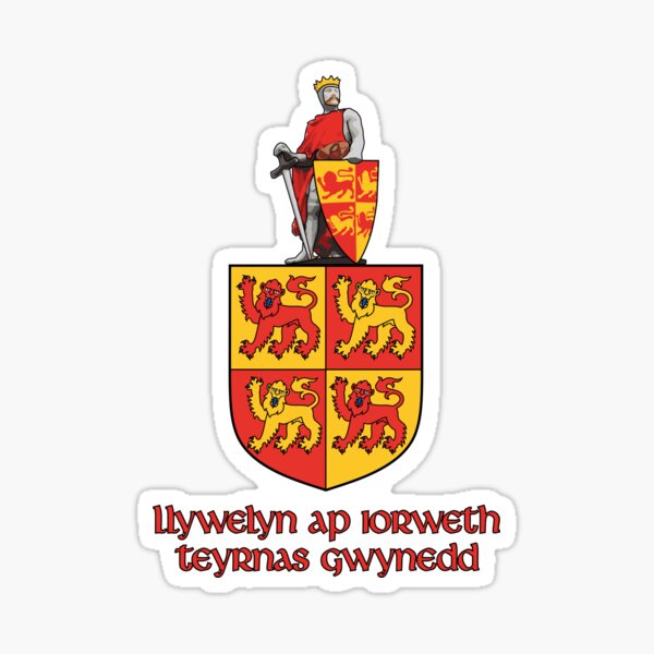 "Cymraeg - Arms of Llywelyn the Great [Statue + Enw + Teyrnas ...