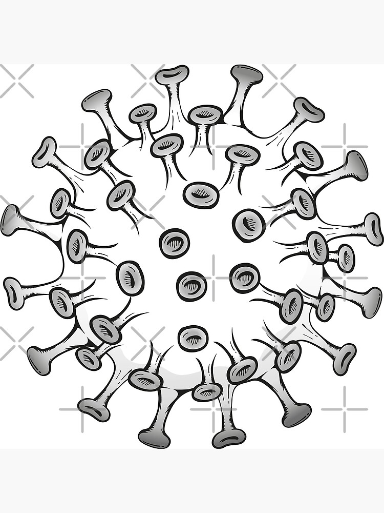 "Illustration cartoon corona virus a microorganism, sars, covid 19 ...