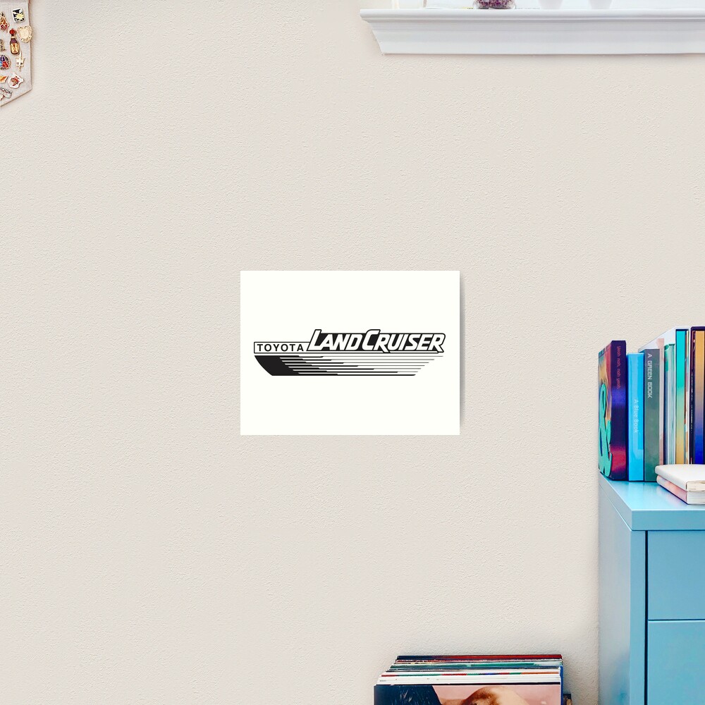 "Land Cruiser FJ 60 40 Series logo LINES emblem" Art Print for Sale by ...