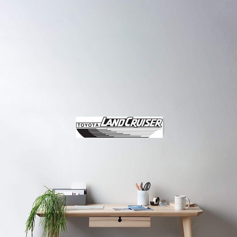 "Land Cruiser FJ 60 40 Series logo LINES emblem" Poster for Sale by ...