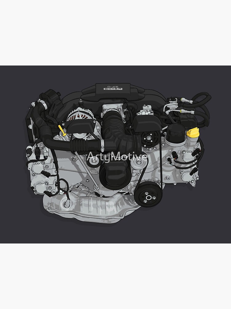 " FA20 / D4S Engine sticker (GT-86 and FRS)" Canvas Print for Sale by ...