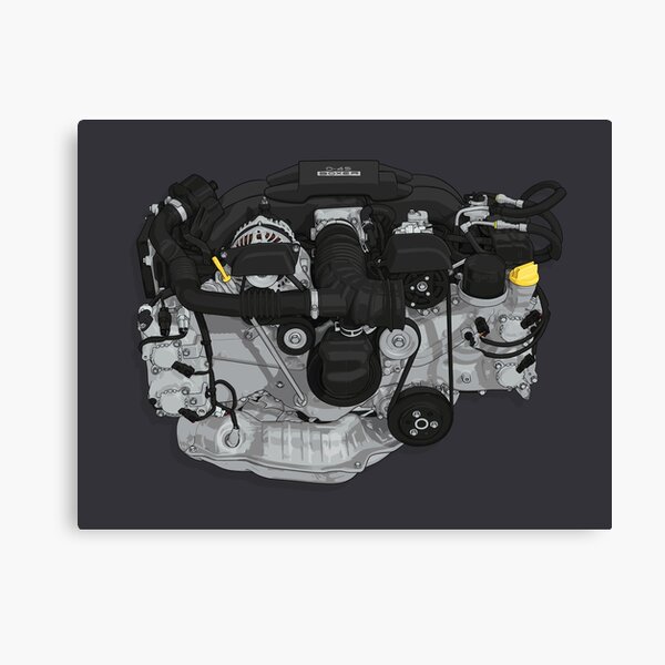 " FA20 / D4S Engine sticker (GT-86 and FRS)" Canvas Print for Sale by ...