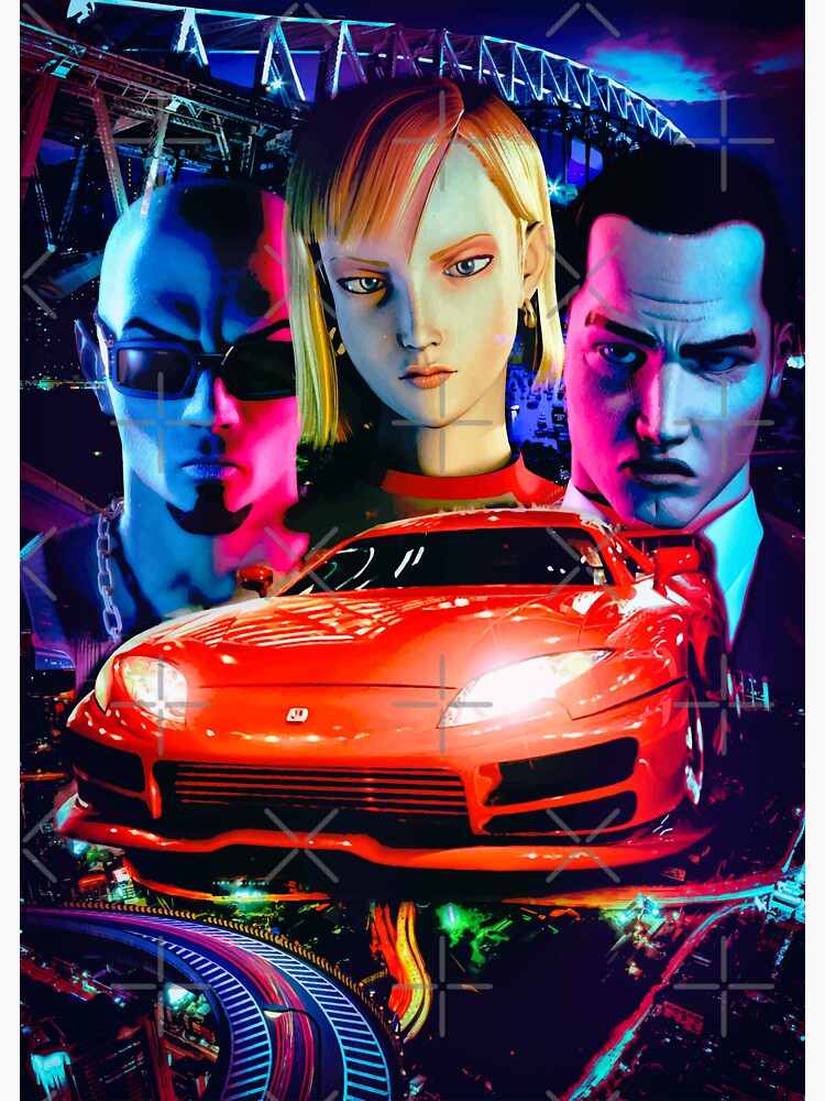 "Midnight Club 2" Sticker for Sale by SyanArt | Redbubble