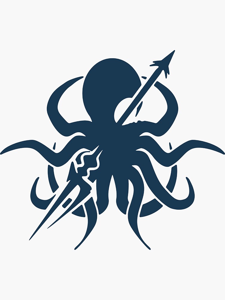 Pegatina for Sale con la obra «Arknights - Abyssal Logo (azul)» de ...