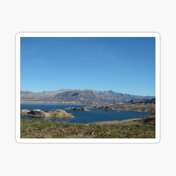 Lake Mead Sticker By Peoniesandsteel Redbubble