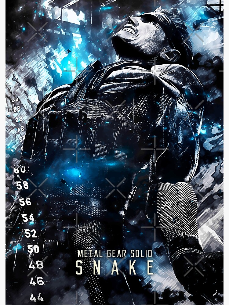 "Metal Gear Solid Snake" Poster for Sale by SyanArt | Redbubble