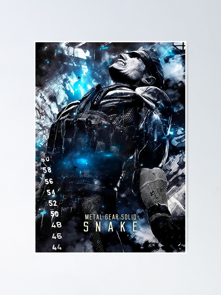 "Metal Gear Solid Snake" Poster for Sale by SyanArt | Redbubble