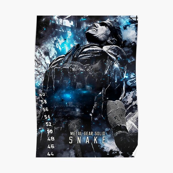 "Metal Gear Solid Snake" Poster for Sale by SyanArt | Redbubble