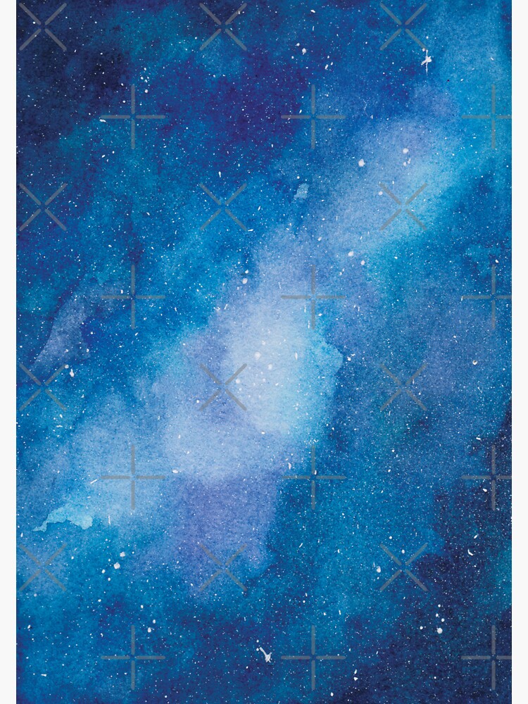 "Milky Way Watercolor Sticker" Sticker by sleepiestleah | Redbubble