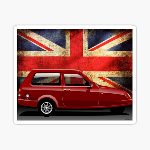 "Reliant Robin 3" Sticker for Sale by car2oonz | Redbubble