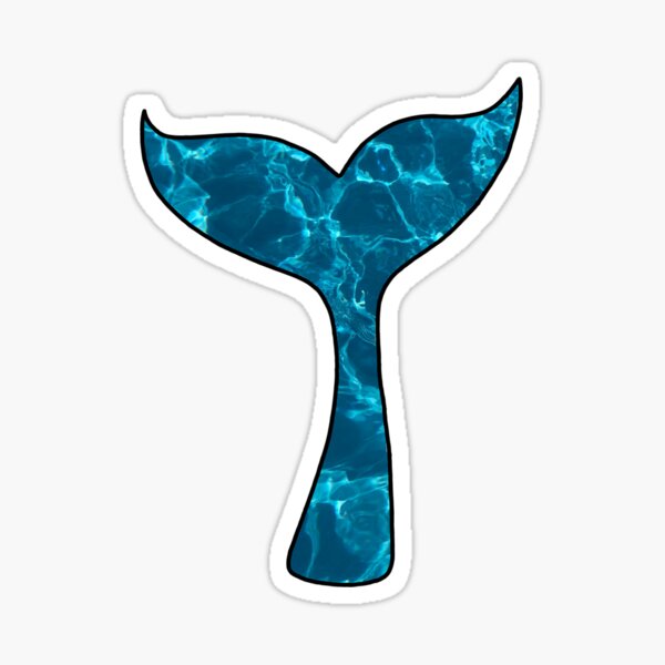 "VSCO Whale Tail" Sticker by tristahx | Redbubble