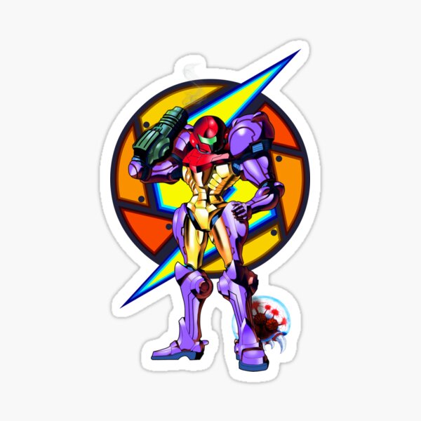"Super Metroid Ending" Sticker by Biosiz | Redbubble