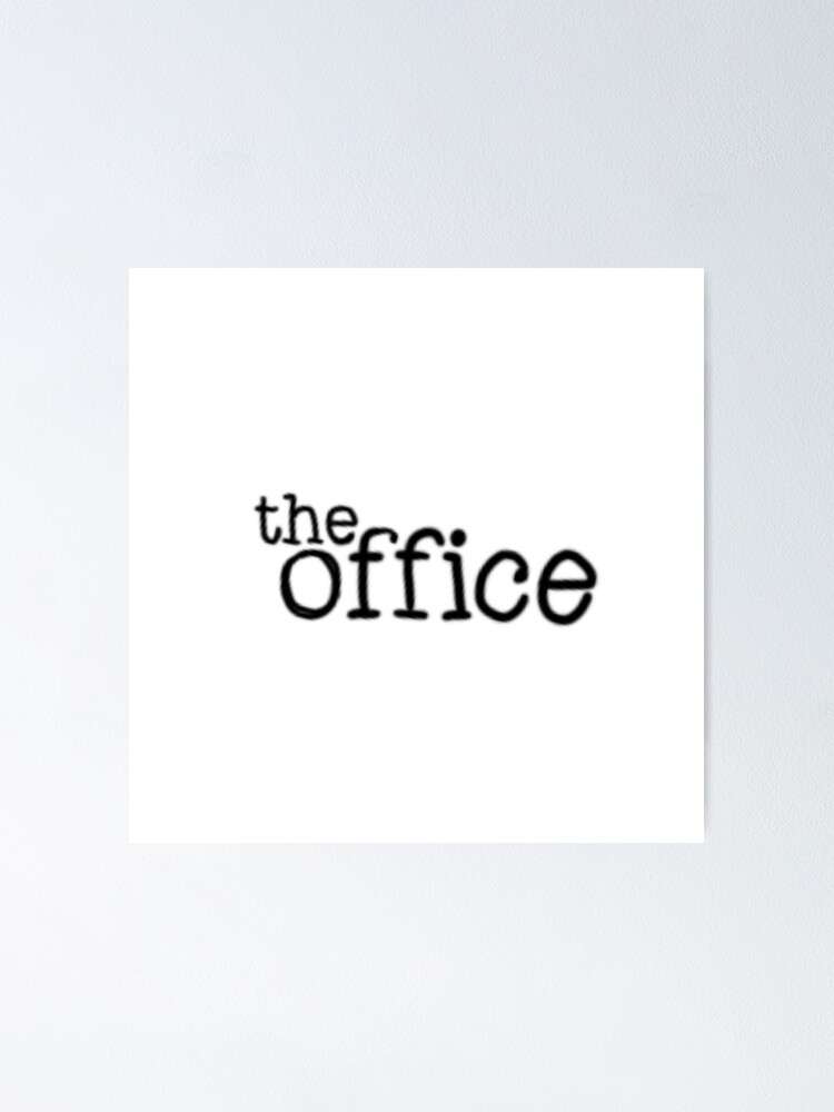 "the office logo" Poster for Sale by clairebutcherr | Redbubble